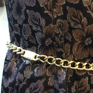 Vintage | Accessories | Vintage Heavy Gold Metal Chunky Belt 0cm | Poshmark
